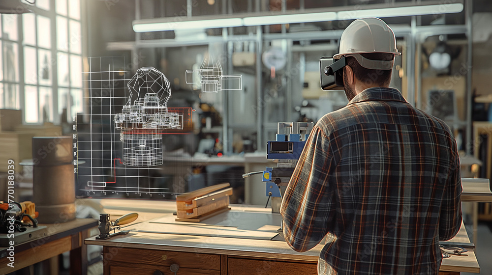 Digitalization in craftsmanship, workshop setting, advanced tools ...