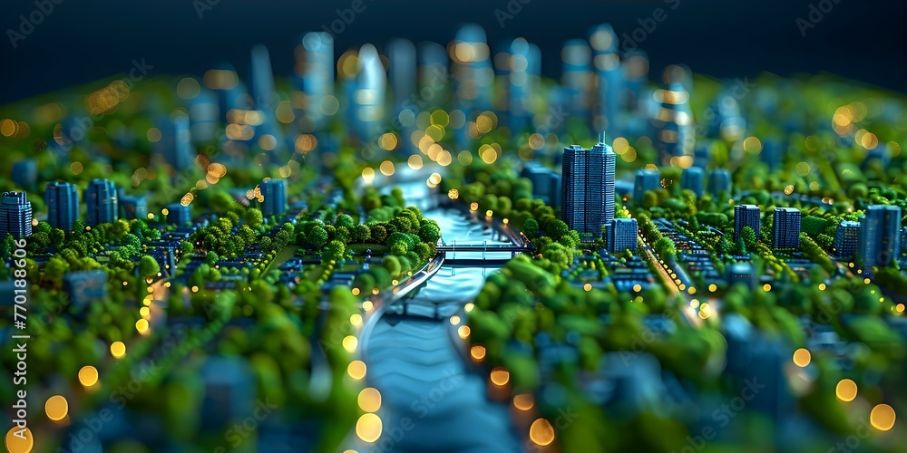 Comprehensive Urban Planning Blueprint: City Zoning Layout with ...