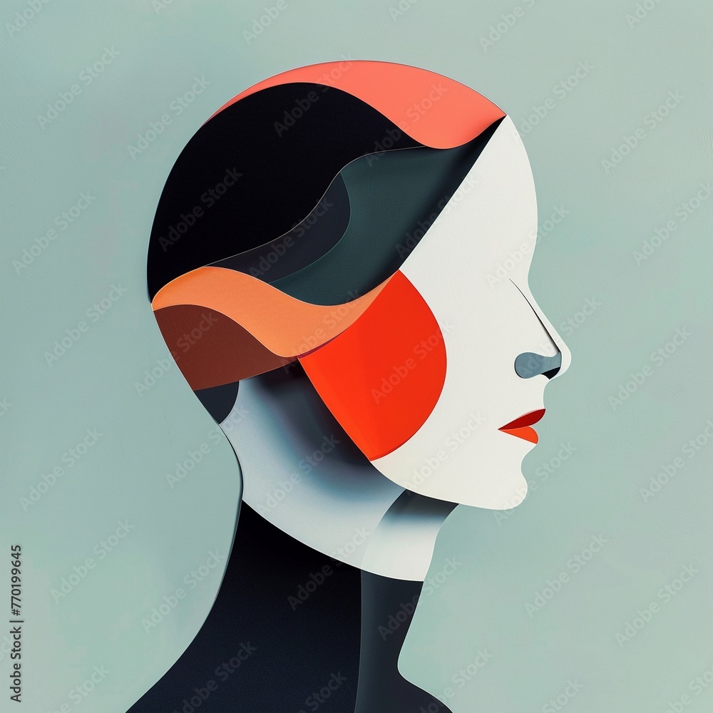 Exploring the depths of human emotion through abstract shapes and ...