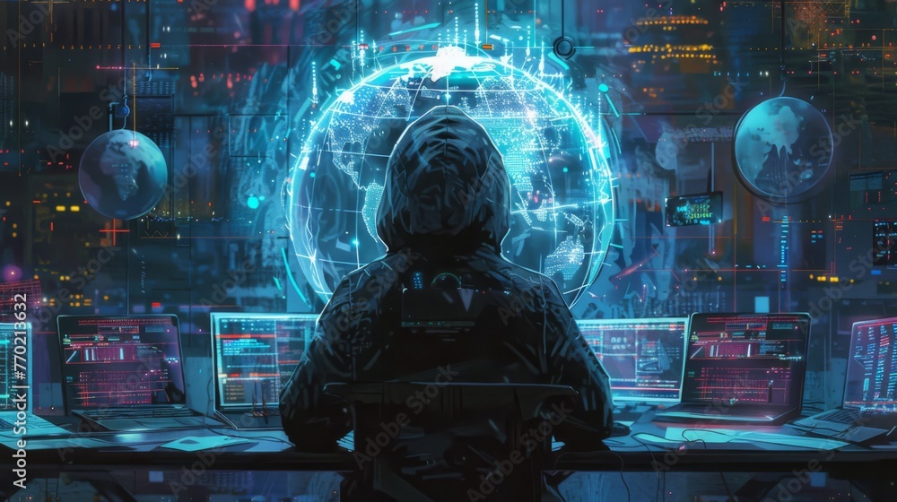 Embarking on a visual journey into the hacker's paradise, the ...