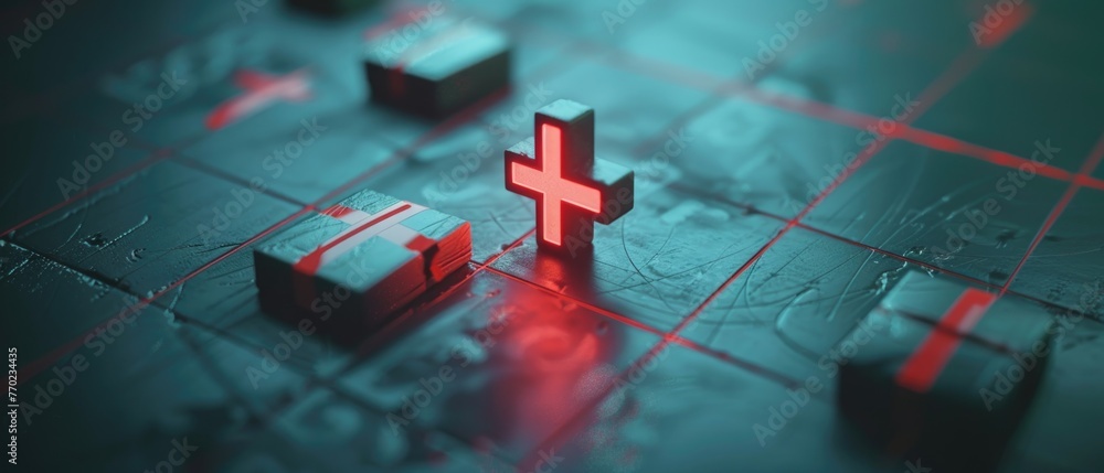 A calendar with days crossed out leading to an ominous symbol, marking ...