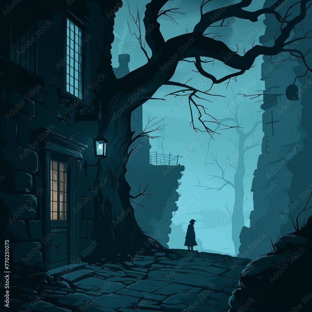 Capture the eerie atmosphere of a psychological thriller with a worms ...