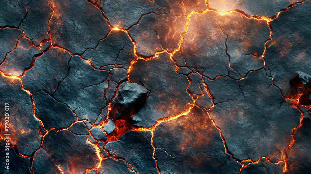 Colorful abstract background with object being burned to black charcoal ...