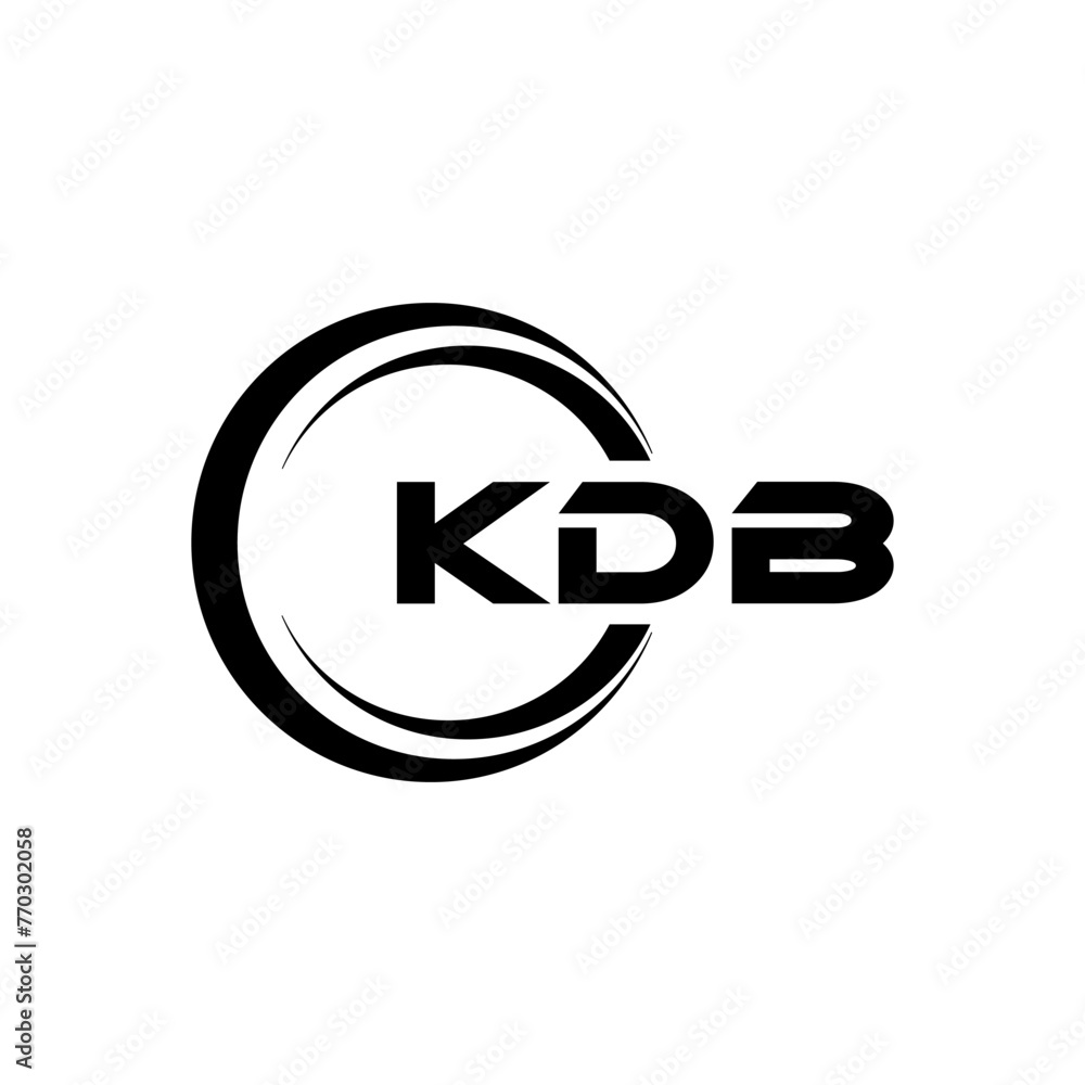 KDB Letter Logo Design, Inspiration for a Unique Identity. Modern ...