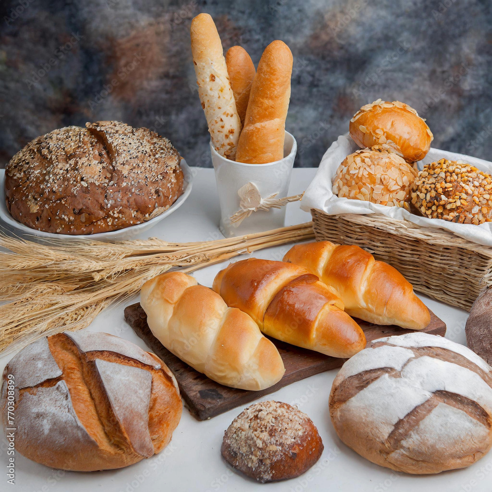 빵 만들기 Stock Illustration | Adobe Stock