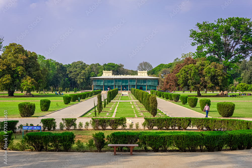 Tipu Sultan’s Summer Palace or Dariya Daulat Bagh in Srirangapatna ...