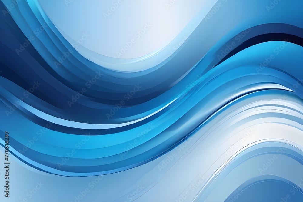 Soft flow gradient fresh transparent design background blue abstract ...