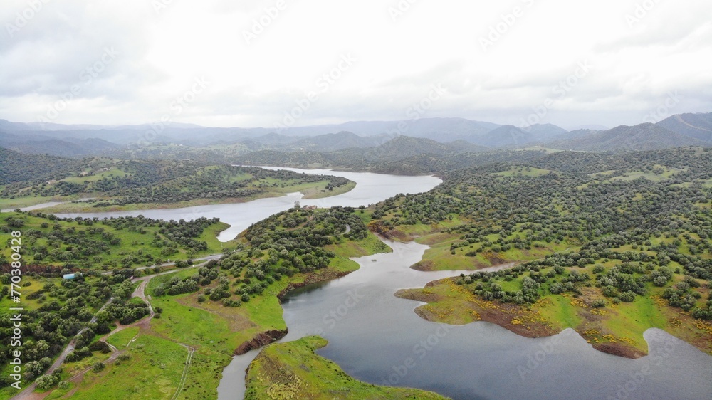 Embalse de San Rafael de Navallana (Córdoba) después de la intensas ...