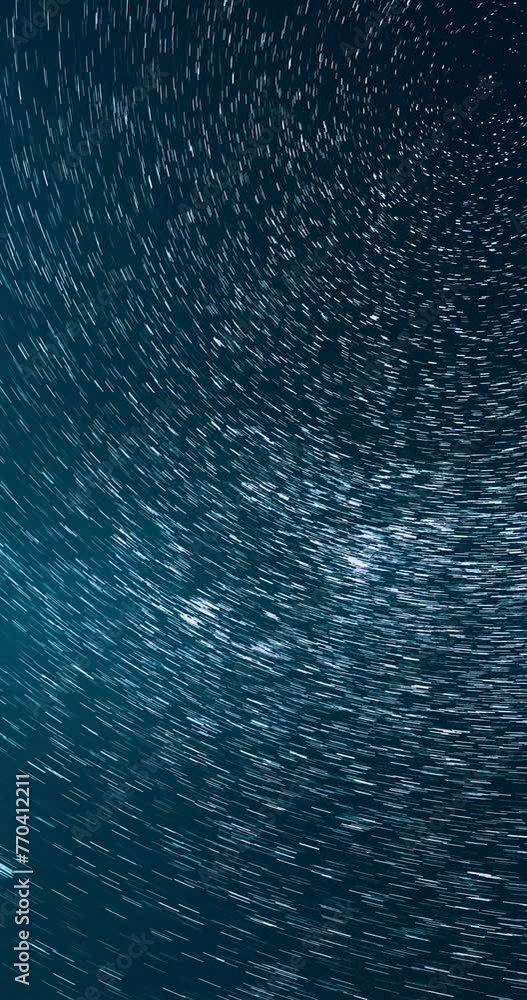 Bewitching Illusion Of Star Trails. 4k Hyperlapse Trails Of Stars. Star ...