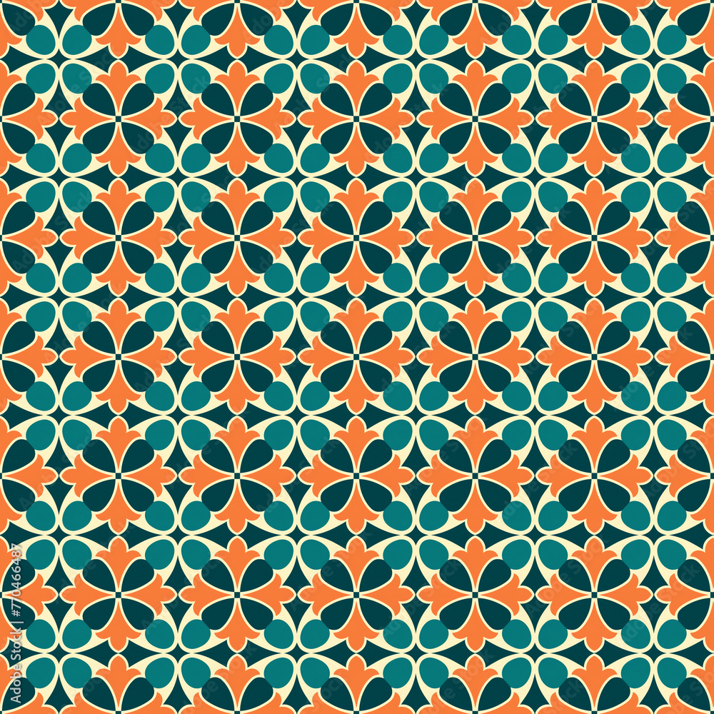 Moroccan background, seamless Moroccan wallpaper, Moroccan pattern ...