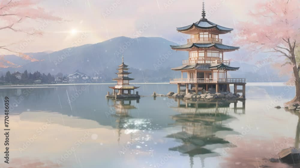 Enchanting 4k video footage portraying the magical ambiance of a Hindu ...