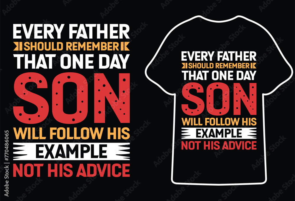 Best father all time dad no 1 t-shirt design.Dad quote. Vector ...