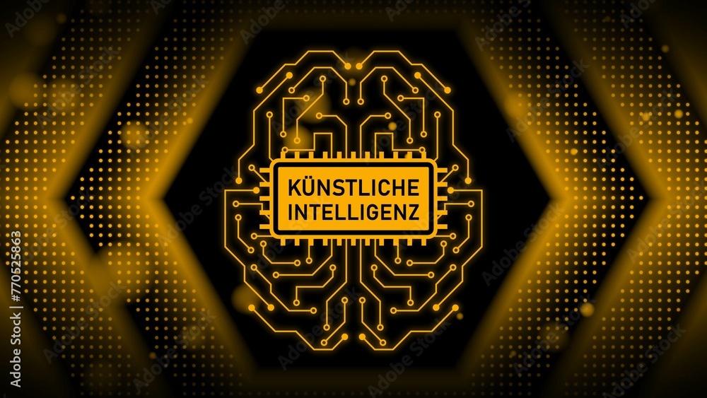 KI Artificial Intelligence (in german Kuenstliche Intelligenz ...
