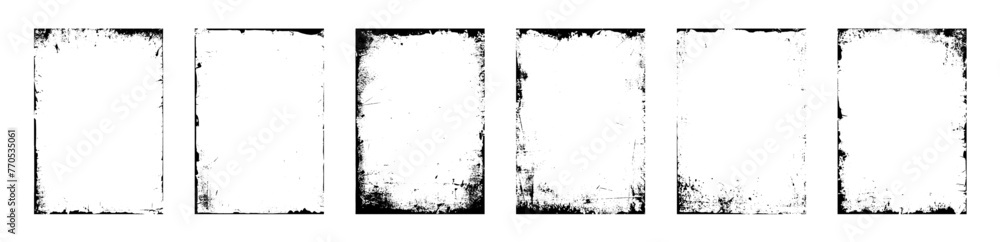 Vektorová grafika „Realistic texture disstressed overlay, worn paper ...