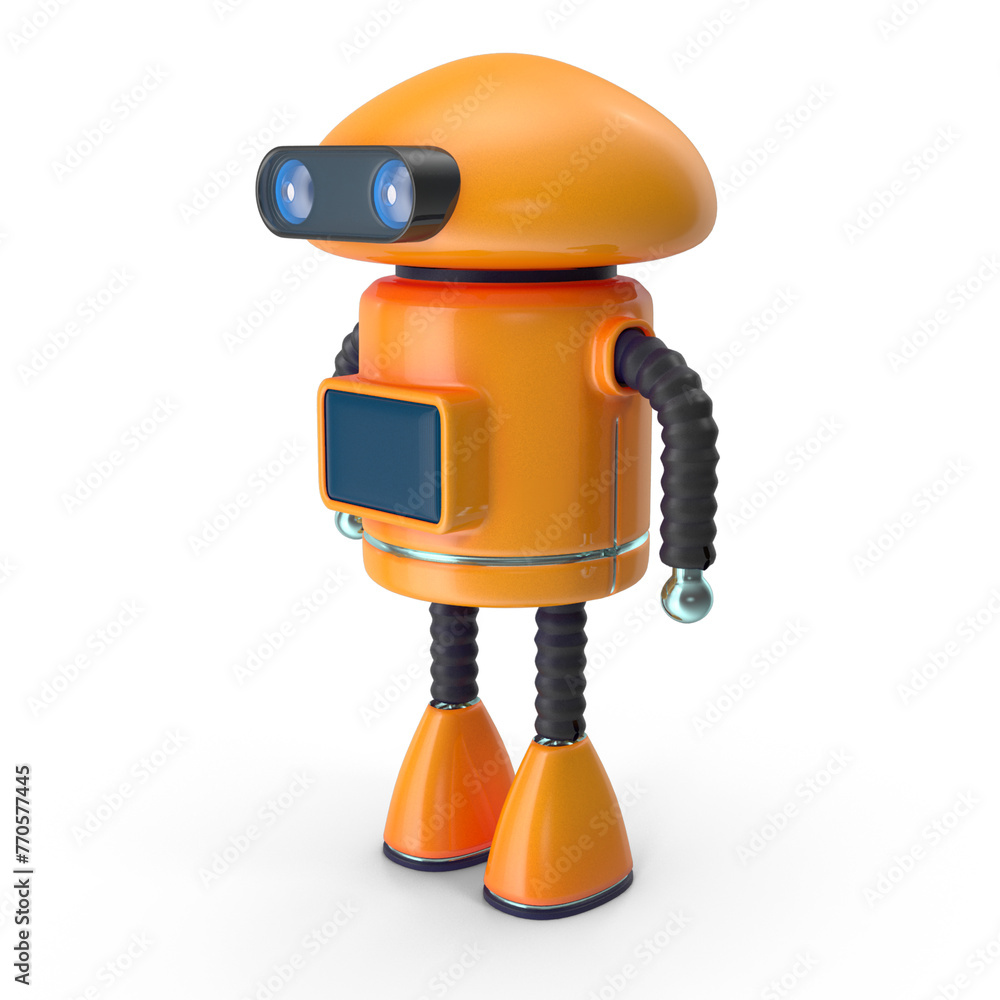 Advanced Realistic Robot 3D Model PNG - A Glimpse into the Future of AI ...