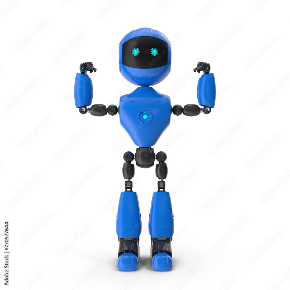 Advanced Realistic Robot 3D Model PNG - A Glimpse into the Future of AI ...