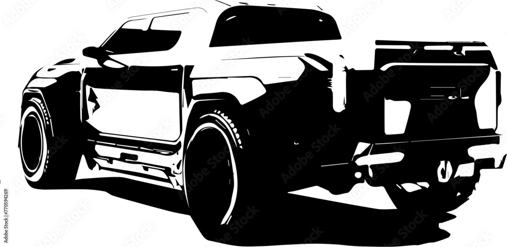 pick up truck logo design vector. modern design Pickup Truck design ...