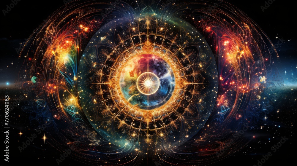 Guardians of the crystalline core, meditating in the heart of a planet ...