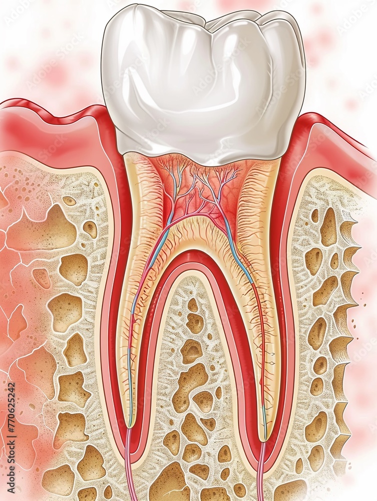 Visualize gum pain with a diagram showing throbbing discomfort during ...