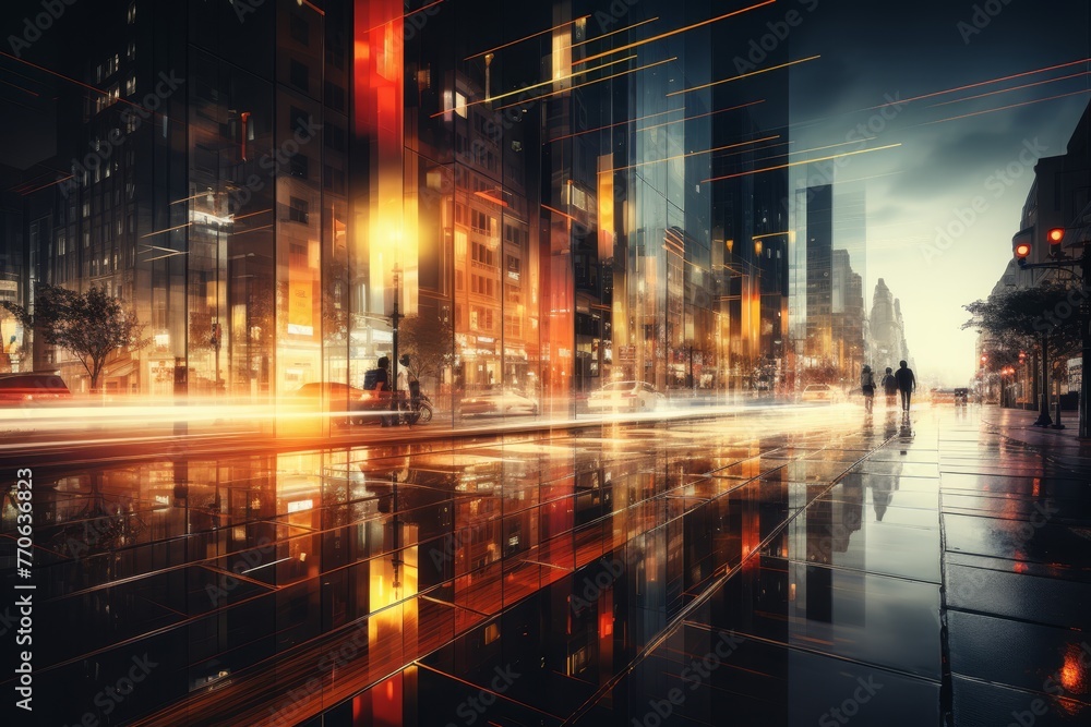 the futuristic vision of construction engineering, featuring a double ...