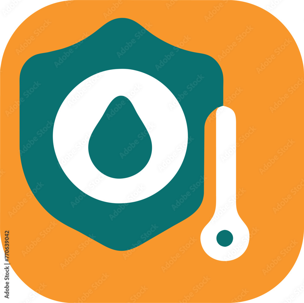 can you design an icon showing temperature, humidity, co2 and dust ...