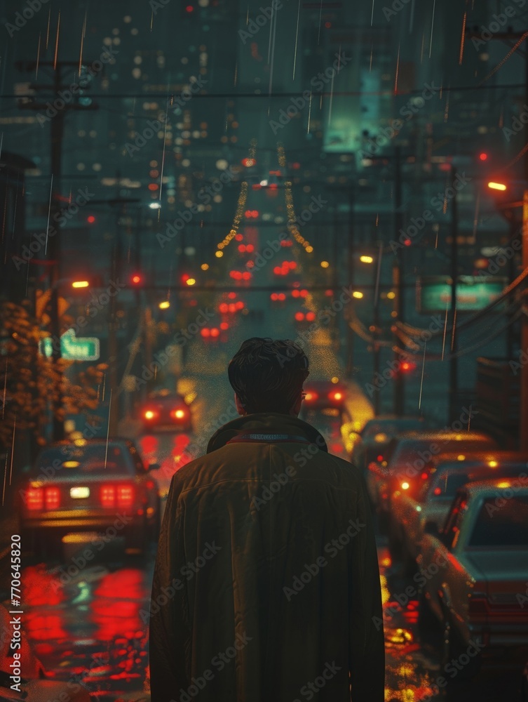 Capture the essence of cult classic films! Combine rear view ...