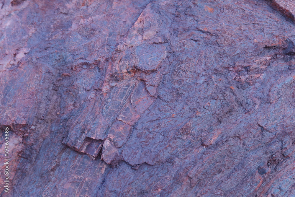 Texture of huge iron ore stone, raw material, natural resource ...