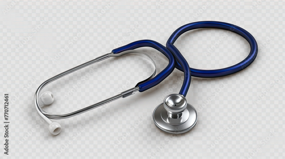 Stethoscope Isolated on Transparent Background. Transparent Background ...