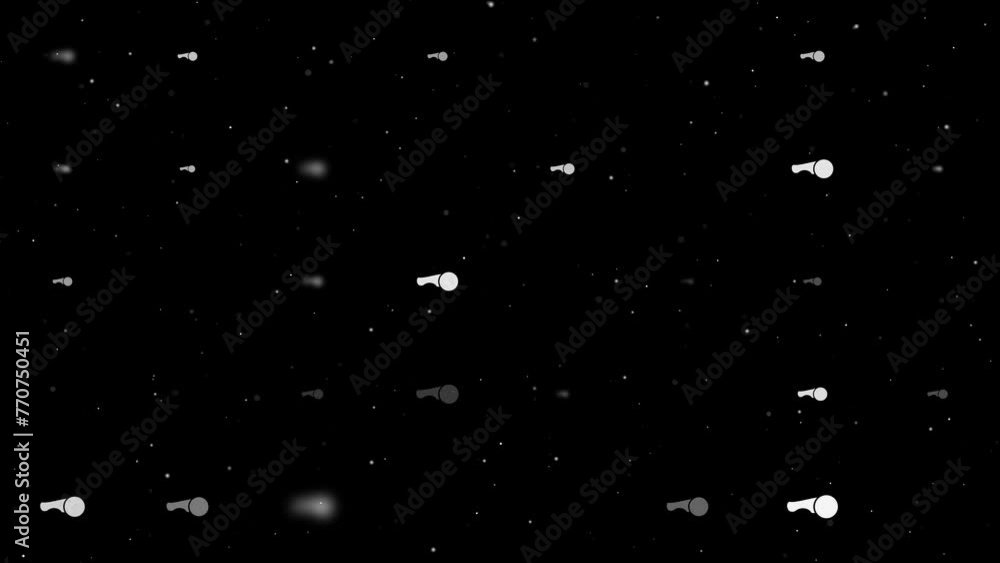 Template animation of evenly spaced angle grinder symbols of different ...