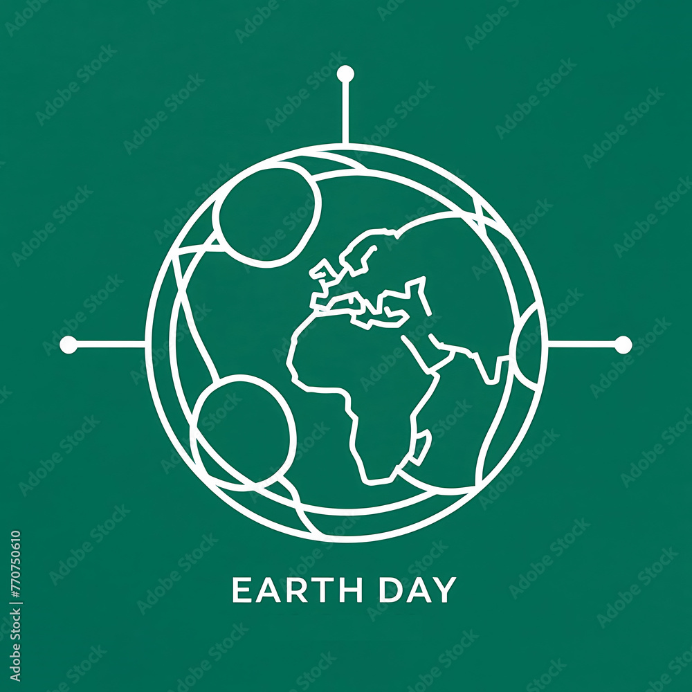 Happy earth day and World environment day concept Cute cartoon ...