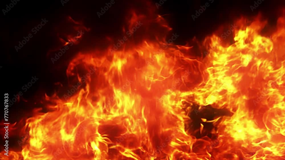 Vidéo Stock Fire Looped. This looped stock motion graphics video shows ...