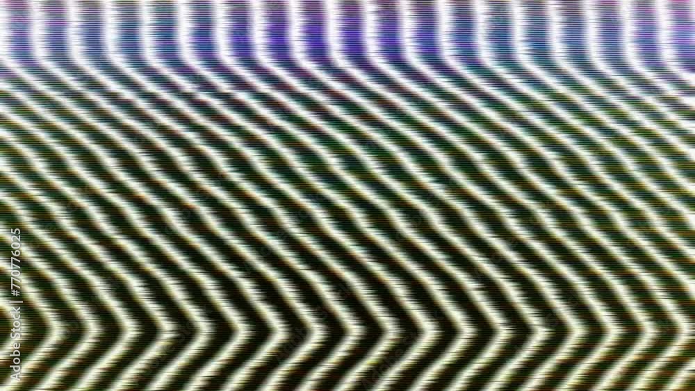 TV static, noise, no signal. Distortion waves, grained television ...