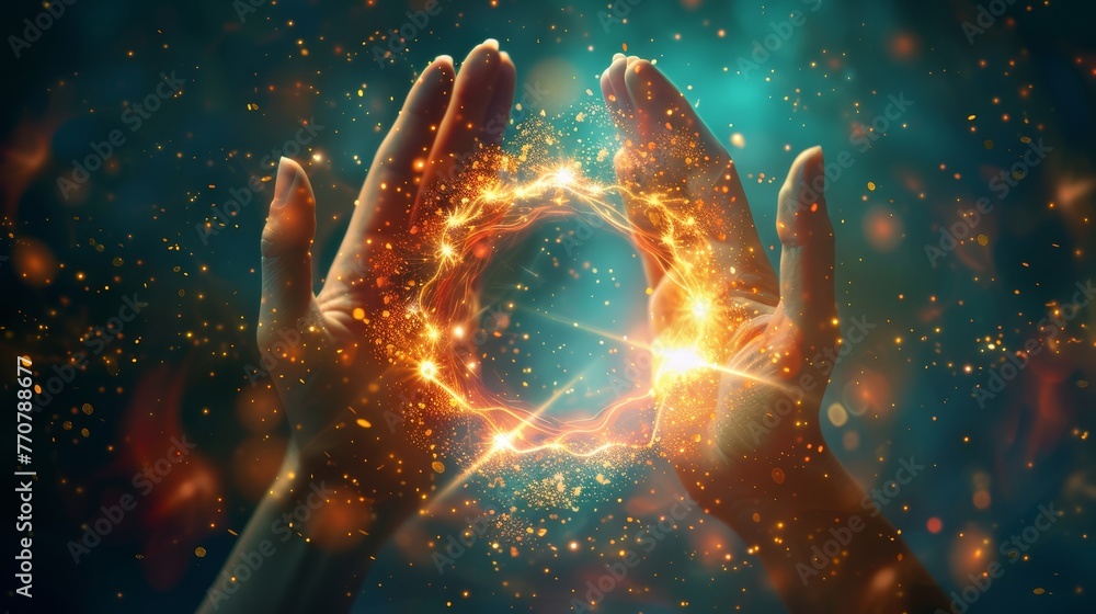 a circle which represents connection between the body and soul and ...