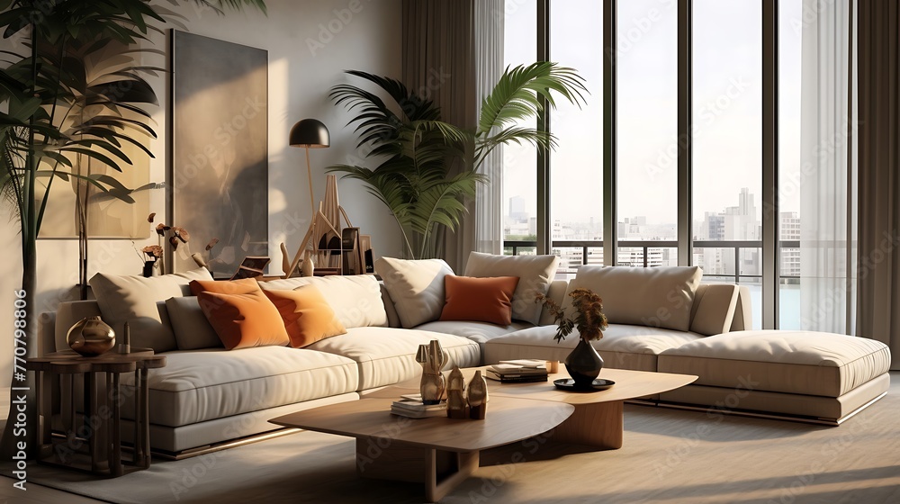 Step into the realm of modern comfort as you envision sinking into a ...