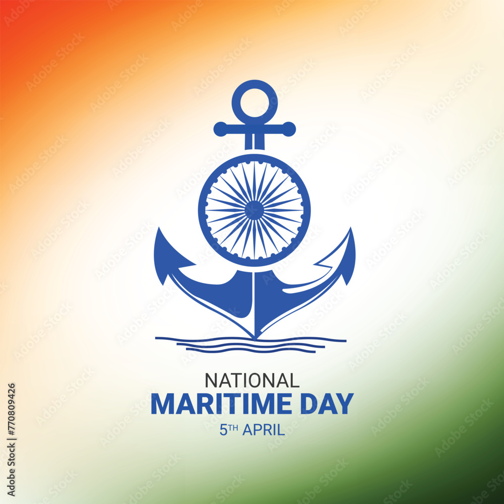 National Maritime Day Design Template, The Indian Navy's maritime ...
