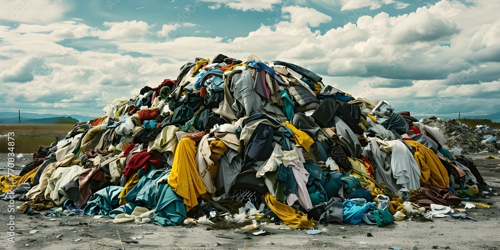 Textile Waste Crisis: Discarded Clothes Piling Up in Landfills and ...