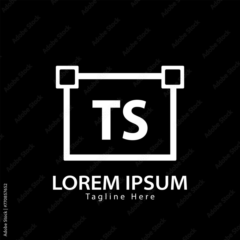 letter TS logo. TS. TS logo design vector illustration for creative ...