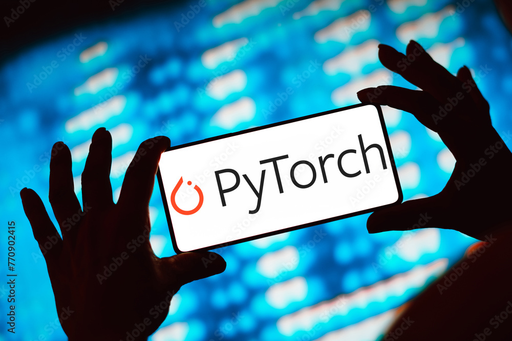 March 29, 2024, Brazil. In this photo illustration, the PyTorch logo is ...