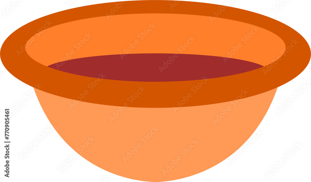 Pot vector image or clipart, pot illustration, simple pot vector art ...