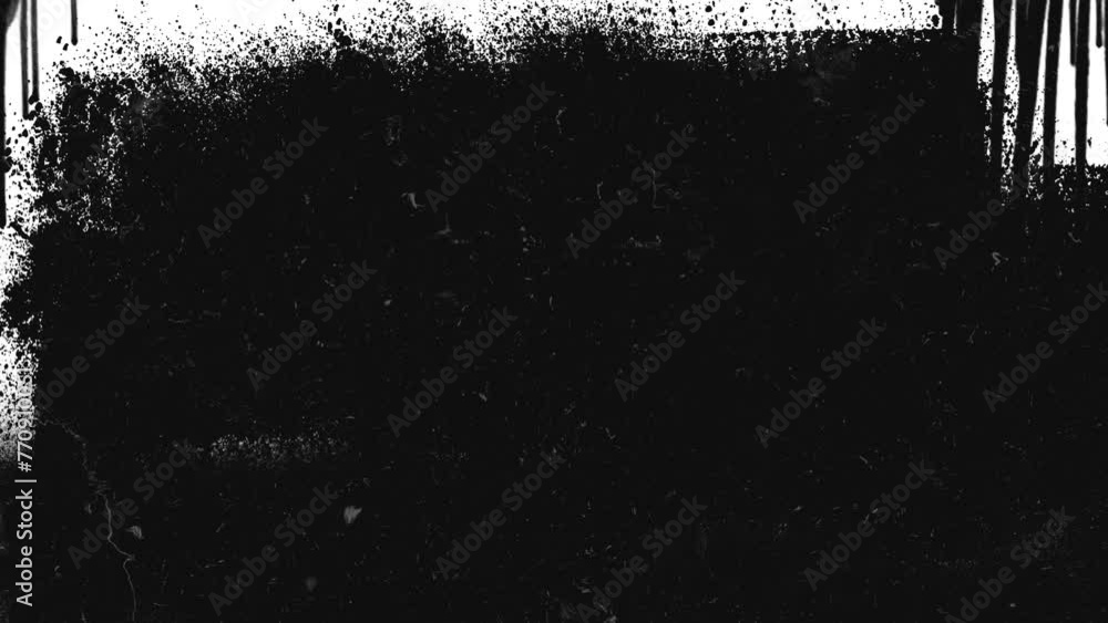 Spilled and splashed monochrome old paper background grunge texture and ...
