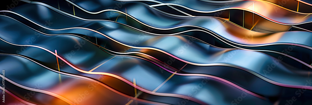 The Spectrum of Digital Flow, Abstract Technology and Vibrant Patterns ...