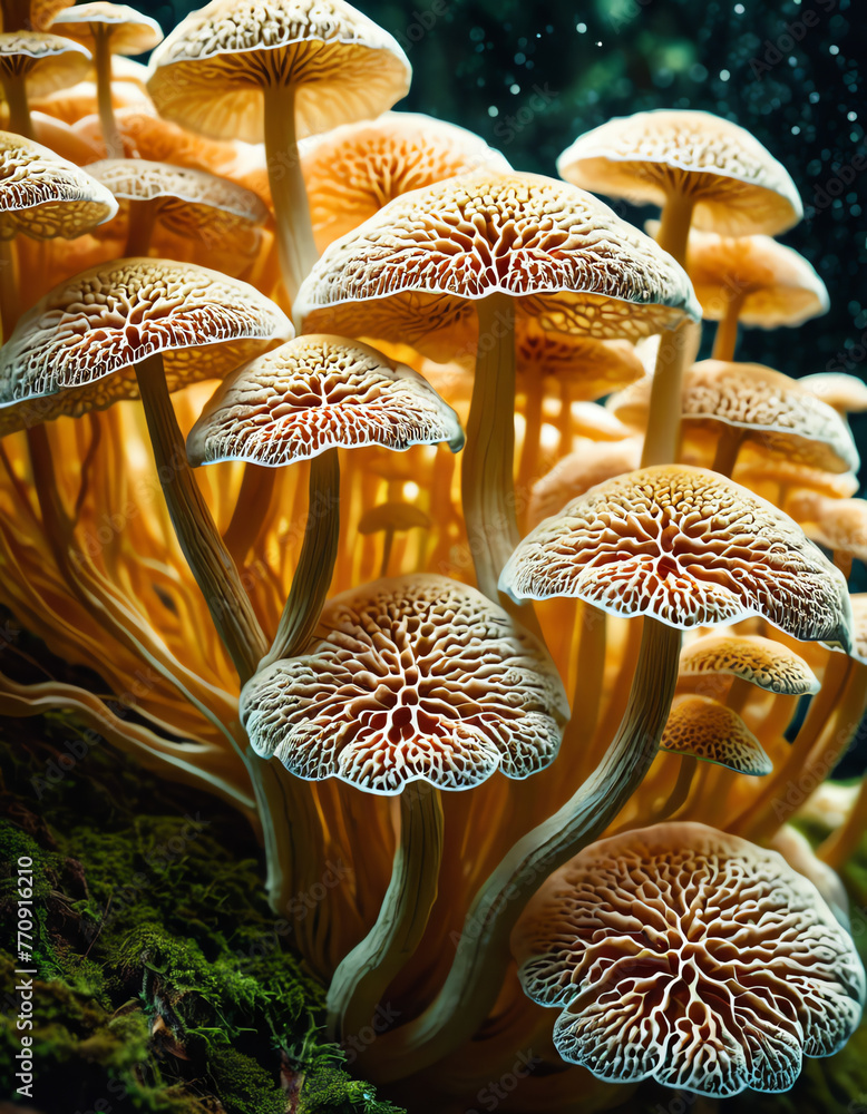 Captivating Mycelial Network: A Fungal Masterpiece in Product ...