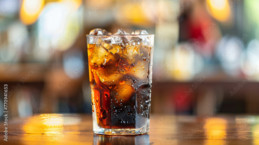 glass of cola with ice glass, drink, cola, ice, cold, soda, beverage ...