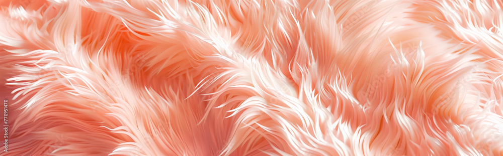 Trendy peach fur texture close-up. Color of the year 2024 Peach Fuzz ...