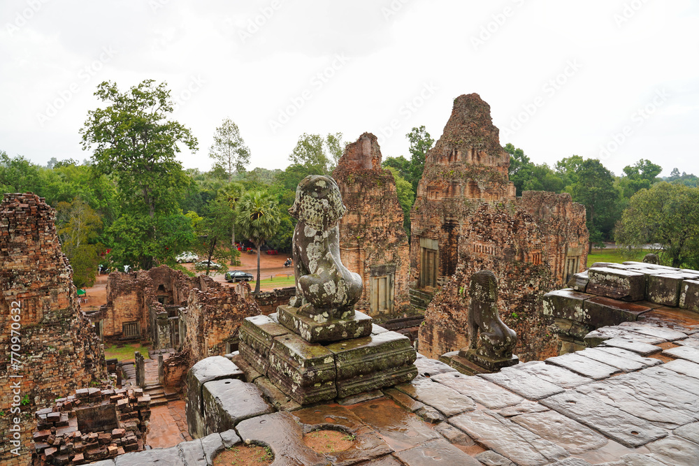Pre Rup - 10th century classical Khmer pyramid temple complex built by ...