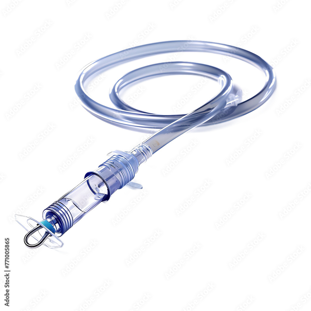 Nasogastric (NG) tube on isolated white background Stock Photo | Adobe ...