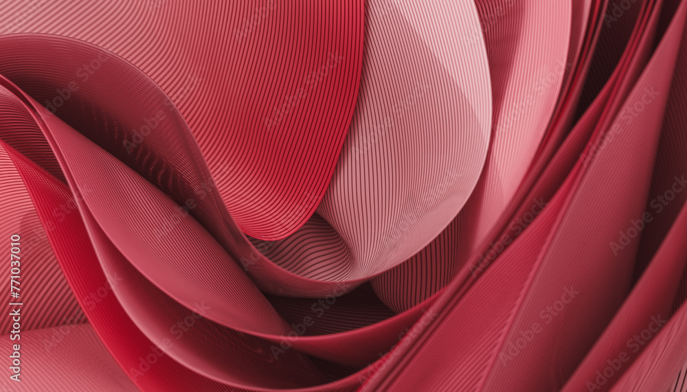 Abstract red background with layers of textile Stock Photo | Adobe Stock
