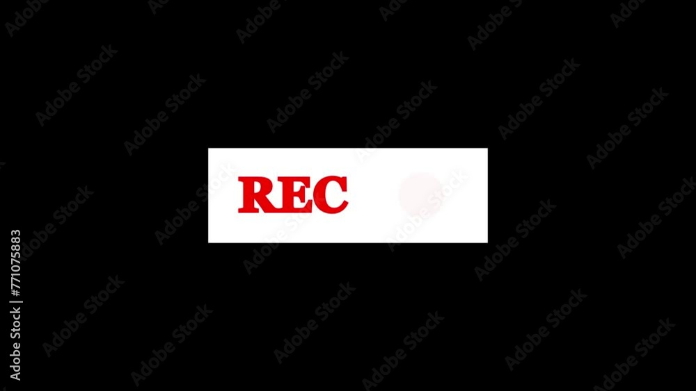 rec recording icon animated symbol recording red dot animated icon ...