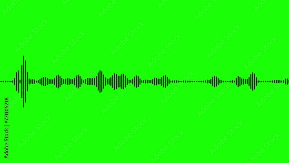 Simple Sound Vibrations Animation, soundwave equalizer animation ...