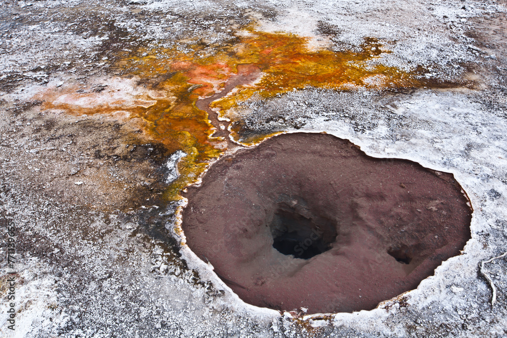 Effervescent rock or geeserite is a form of opal silicon dioxide that ...